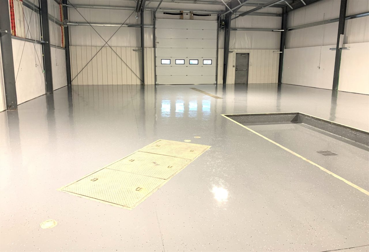 Partial Flake Epoxy Floors - Epoxy Flooring Contractor