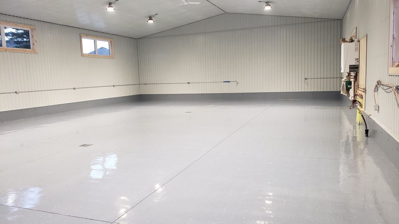 Partial Flake Epoxy Floors - Epoxy Flooring Contractor